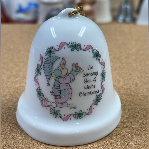 Holiday | Vintage Precious Moments Christmas Bell Ornament | Poshmark